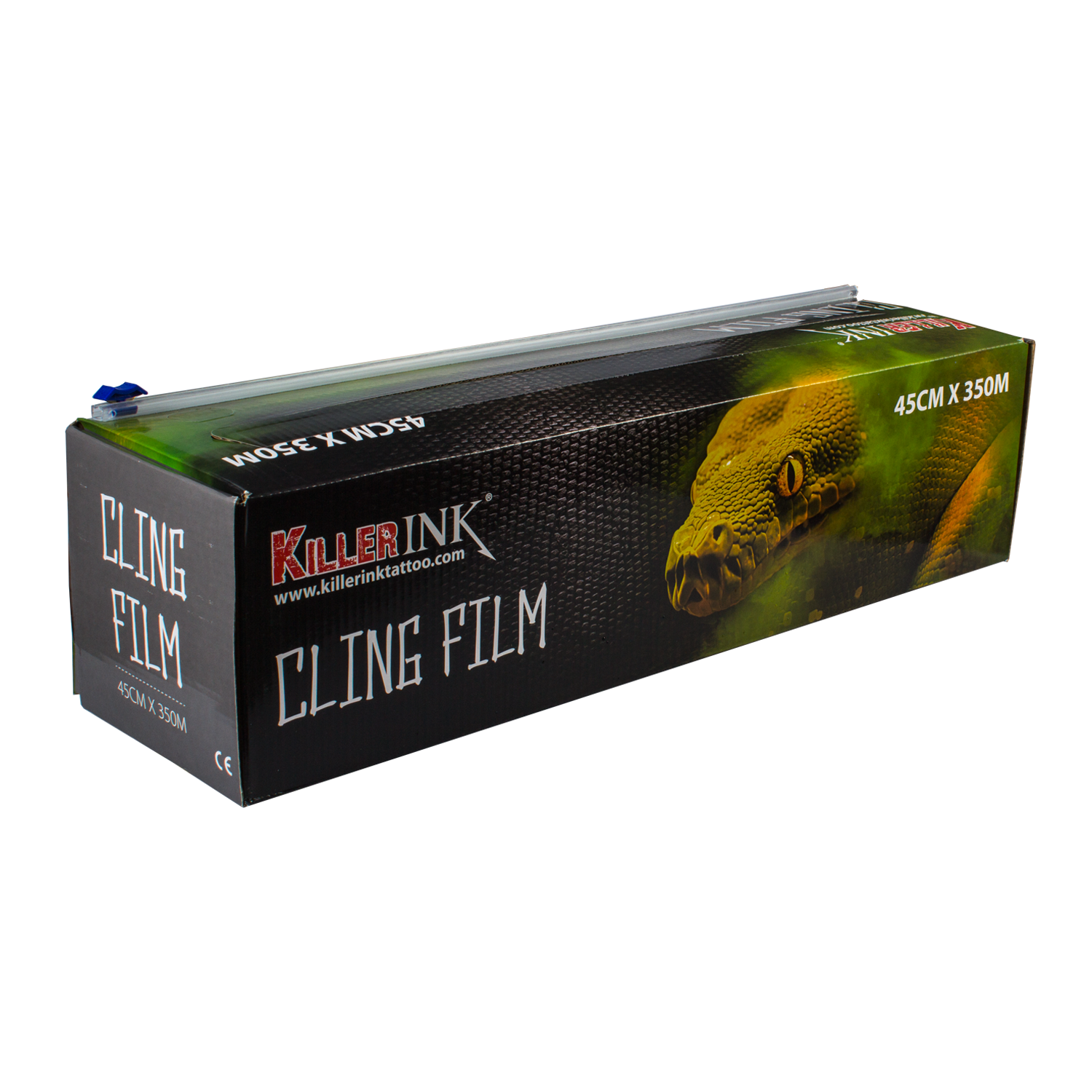 Killer Ink Easy Cut Cling Film in Dispenser 350m x 45cm - Killer Ink Tattoo