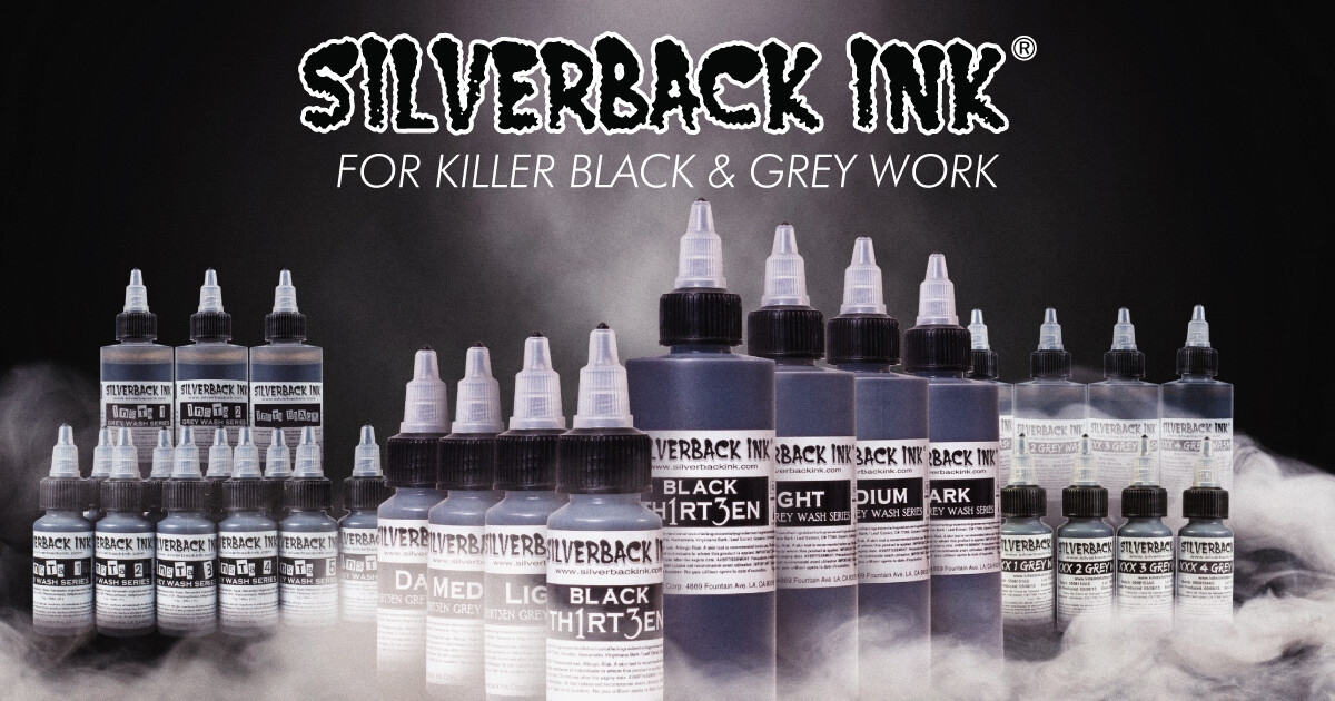 Silverback Ink® - For Killer Black & Grey Work - Killer Ink Tattoo
