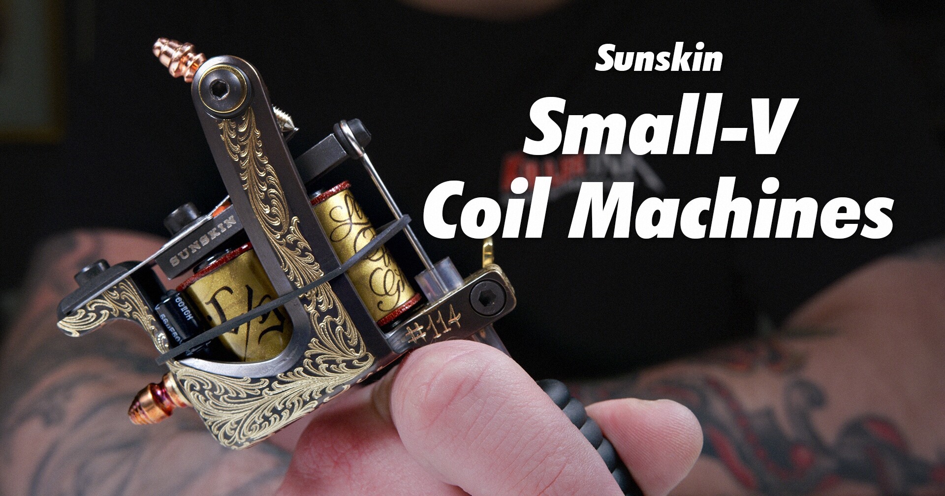 Sunskin Small-V Coil Machines - Killer Ink Tattoo
