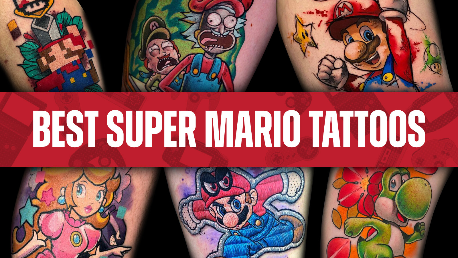 Super Mario Bowser Tattoos